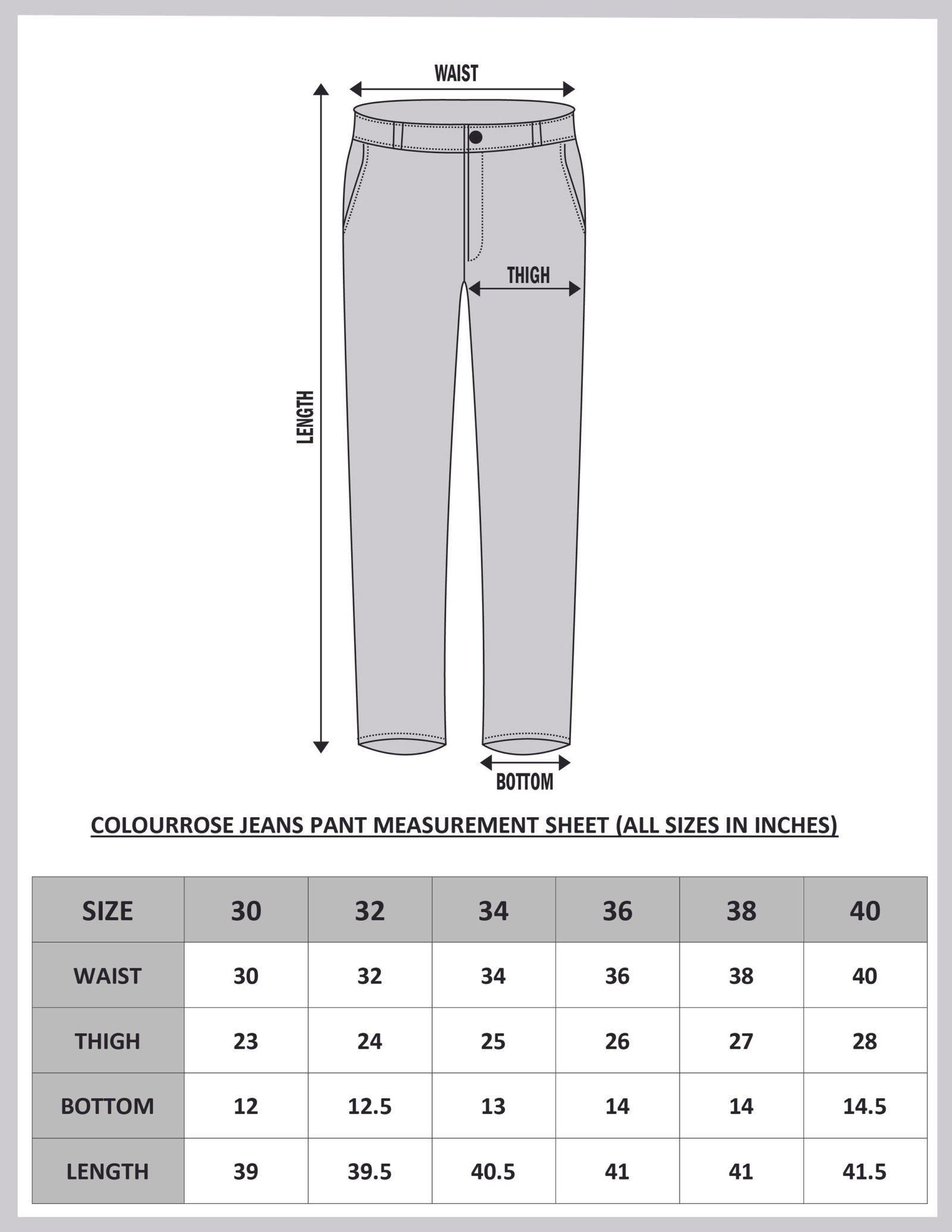 JEANS PANT – Colourrose